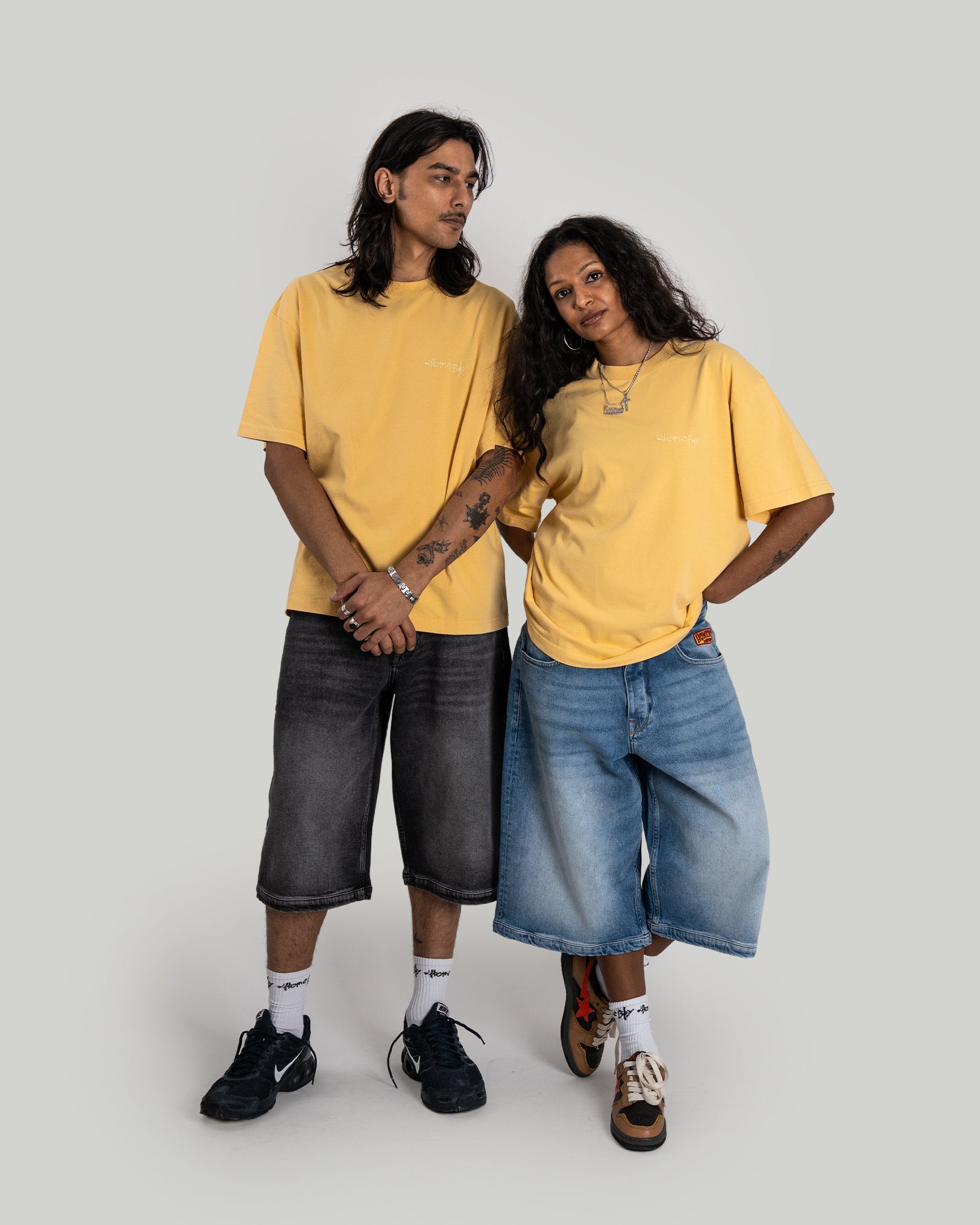 HOMEBOY x-tra MONSTER Jorts – Baggy Denim Shorts – Homeboy